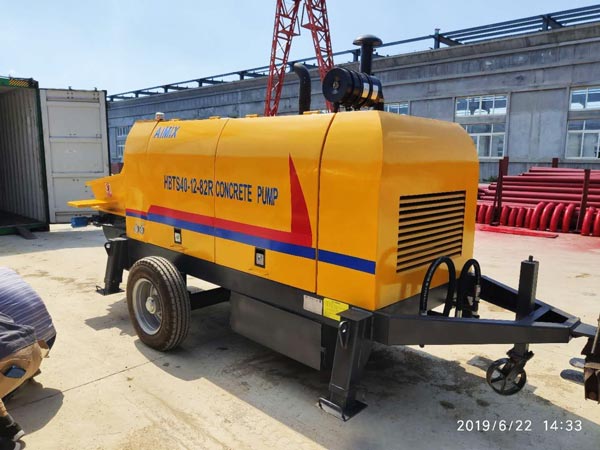 Mini Concrete Pump - Mini Footprint And Long Pumping Distance