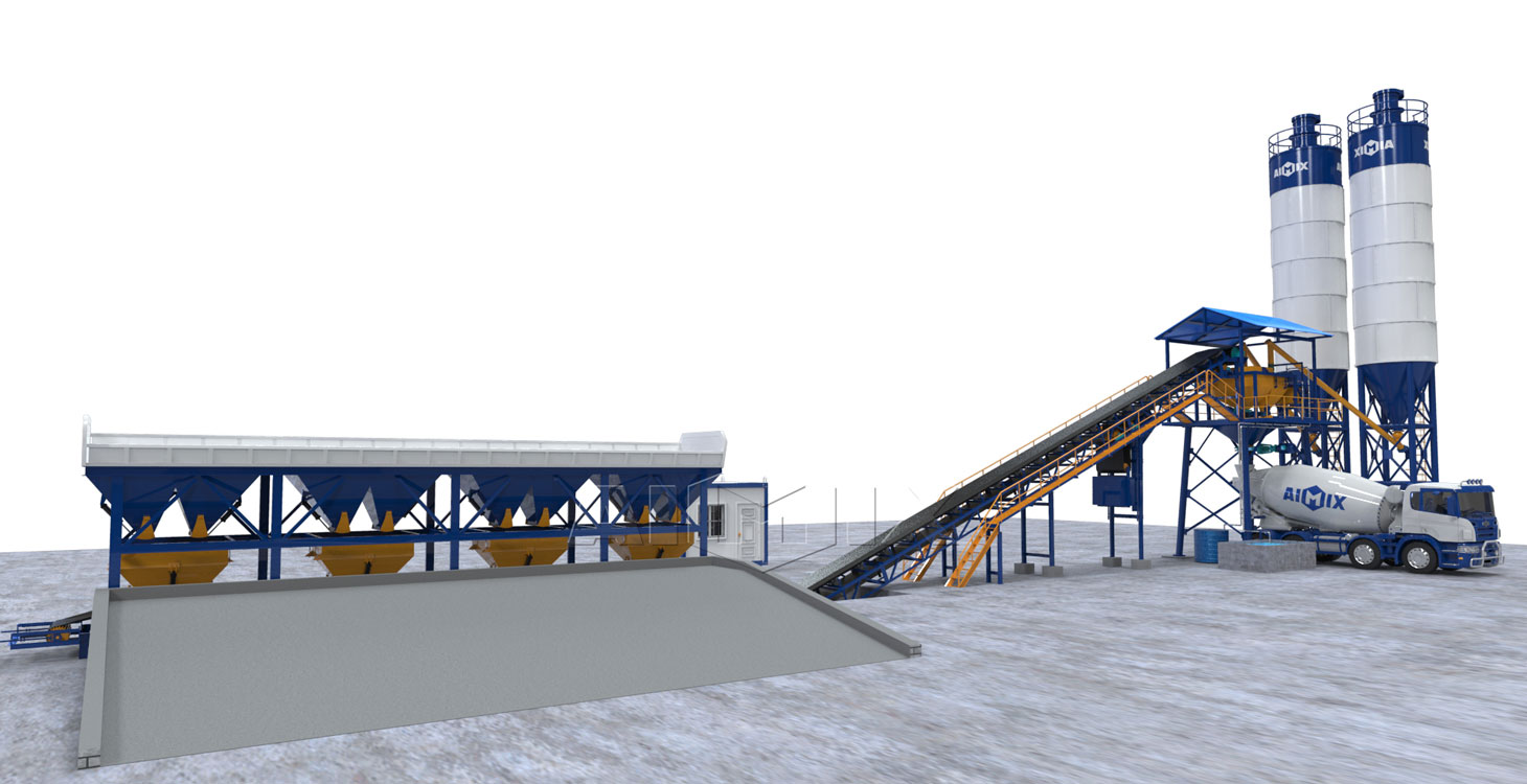 Concrete Batching Plant - 25m3 To 240m3 Are Available