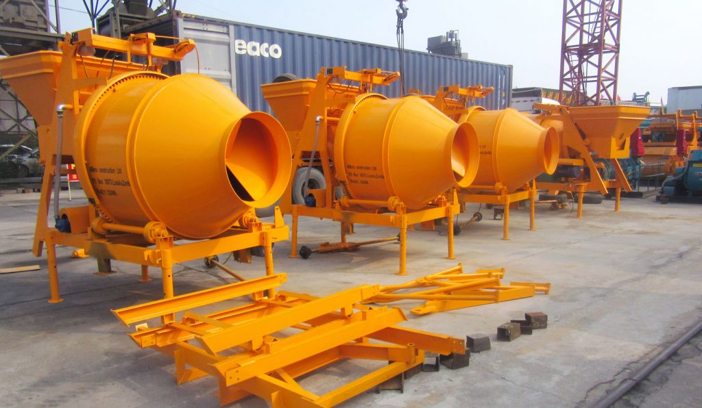 Large Portable Concrete Mixer - Low Investment and Portable Movement