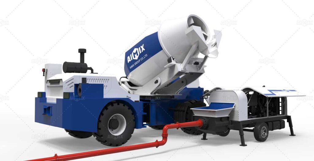 Self Loading Concrete Mixers - Precise Weighing - 4.8m3 To 26m3/h