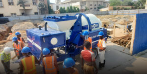 Concrete Pump - Aimix Concrete Production Or Pouring Equipment
