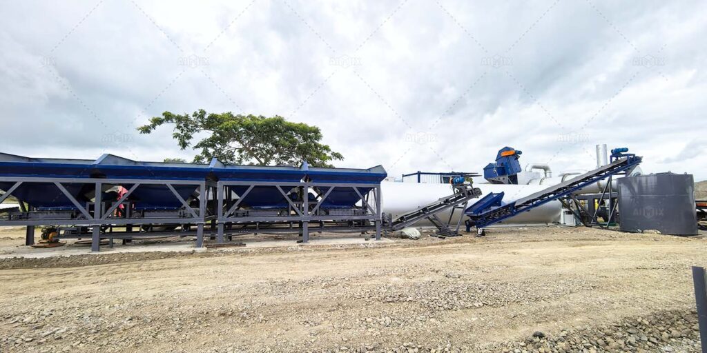 40TPH Drum Mix Plant Boosts Road Construction Efficiency in Fiji