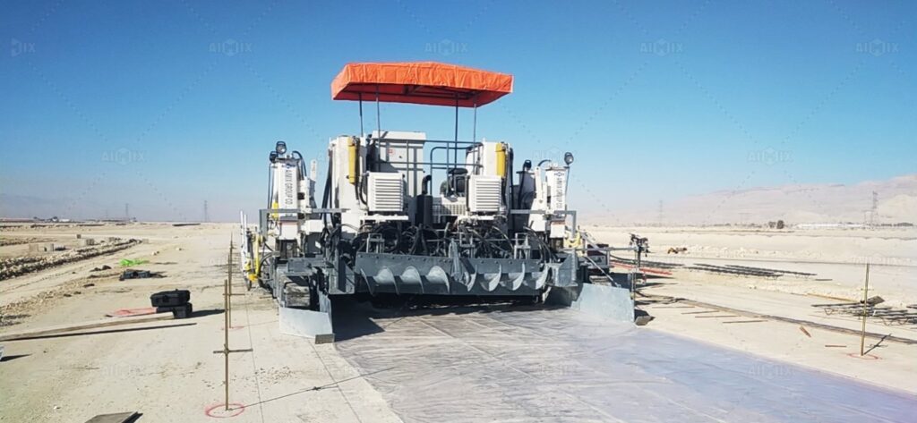 CP8000 Slipform Concrete Paver Powers Iran's Road Construction