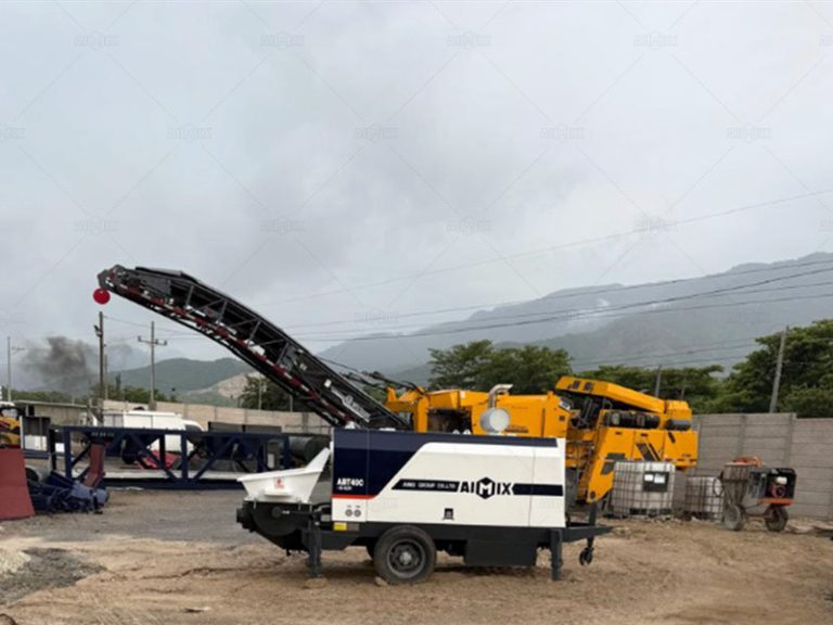 Mini Concrete Pump - Small And Easy Movement Pumping Solution