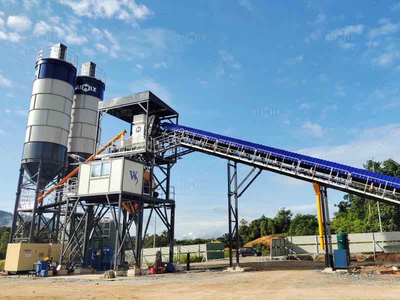 A Repeat Order Built on Trust: AJ120 Concrete Plant Delivered in Malaysia