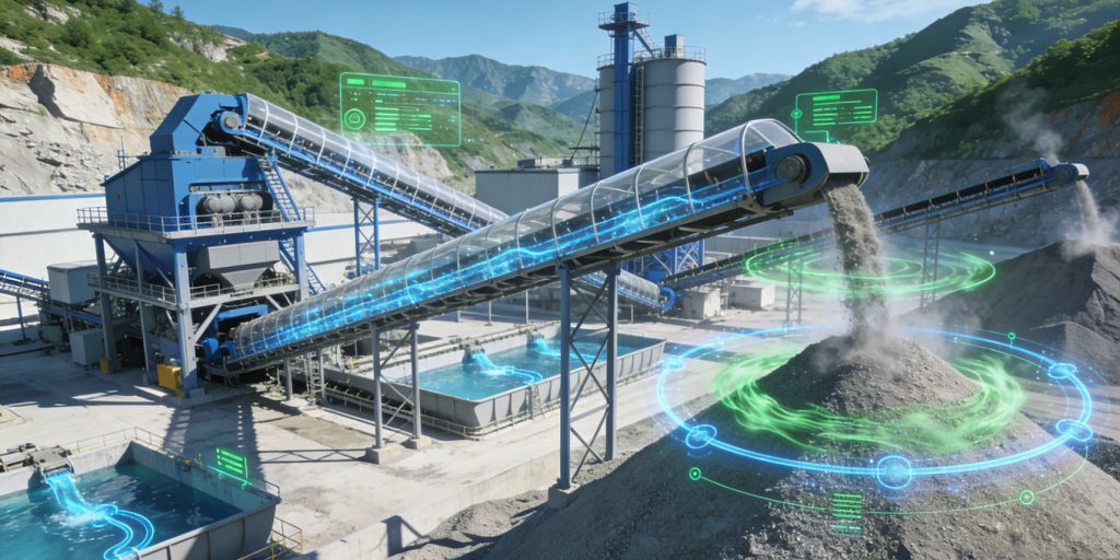 Achieving Near-Zero Dust Emissions and Water Recycling in Sand And ...